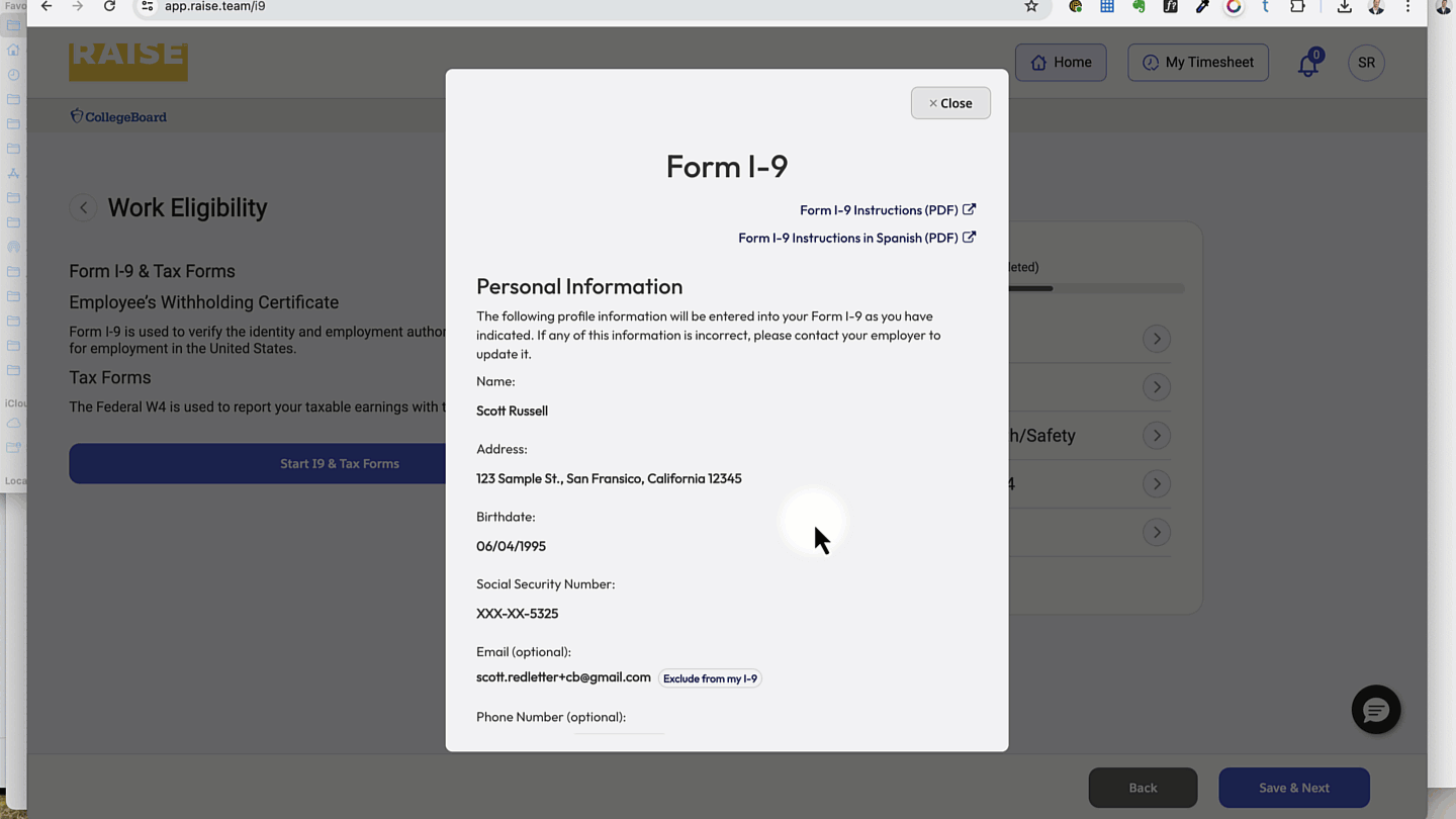 How do I complete and verify my Form I-9? - Welcome to Raise!